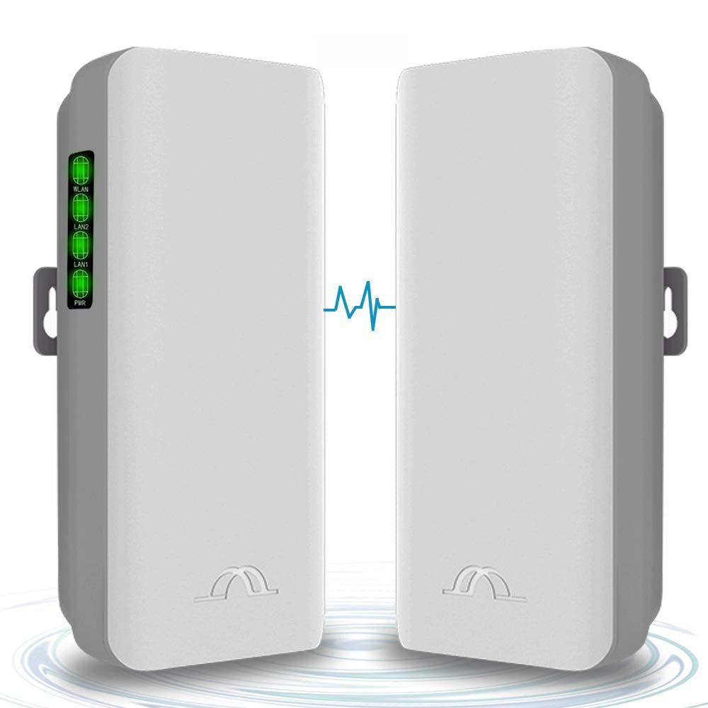 GetUSCart- 5.8G Wireless Bridge PTMP WiFi PTP Point to Point Long Range ...