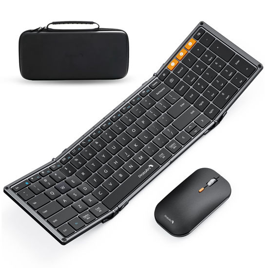 GetUSCart- Foldable Keyboard and Mouse, ProtoArc XKM01 Folding ...