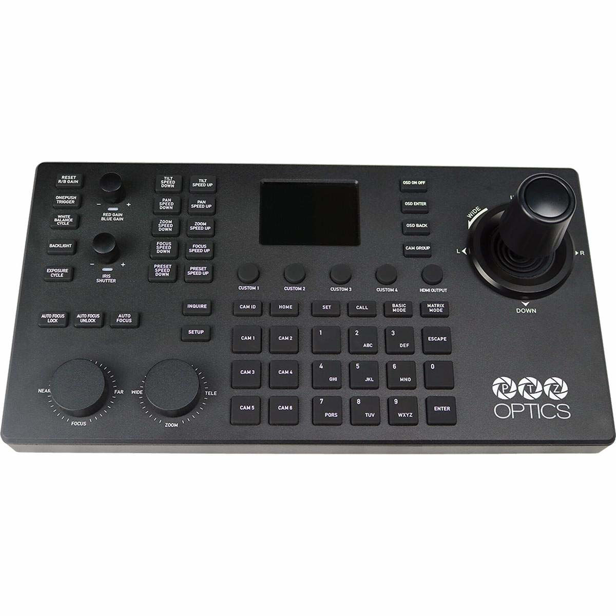 GetUSCart- PTZOptics SuperJoy IP and Serial PTZ Camera Joystick Controller