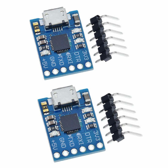 GetUSCart- HiLetgo 2pcs CP2102 MICRO USB to UART TTL Module 6 Pin ... GetUSCart- HiLetgo 2pcs CP2102 MICRO USB to UART TTL Module 6 Pin ...