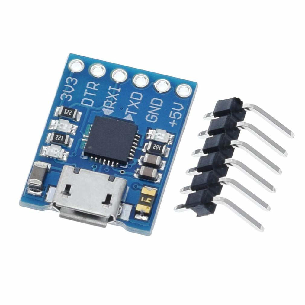 GetUSCart- HiLetgo 2pcs CP2102 MICRO USB to UART TTL Module 6 Pin Serial Converter STC Replace FT232