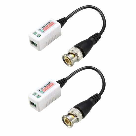 GetUSCart- uxcell Video Balun Transceiver CCTV Camera Passive BNC ...