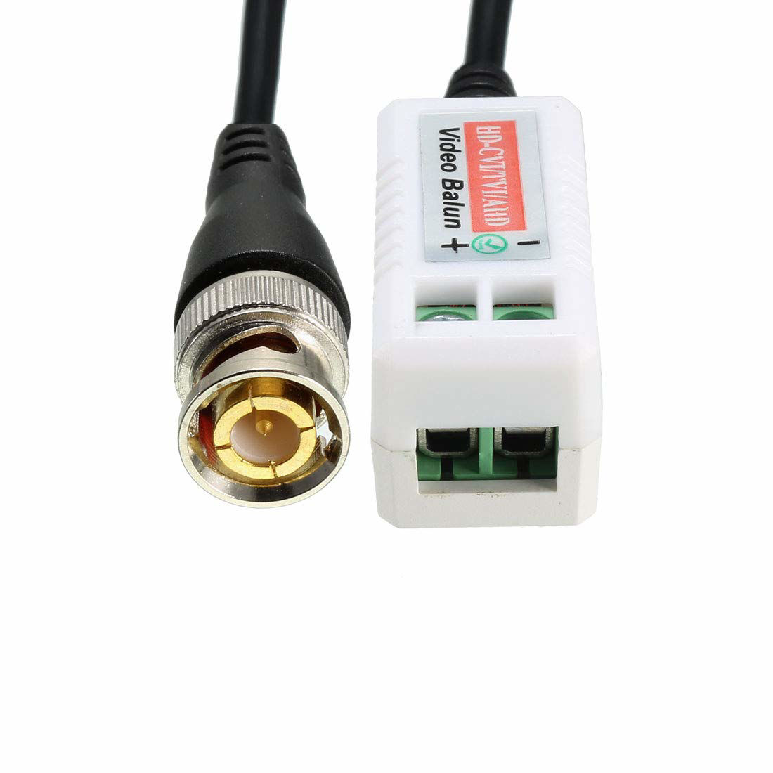 GetUSCart- uxcell Video Balun Transceiver CCTV Camera Passive BNC Connector CAT5 UTP 1 Channel ...