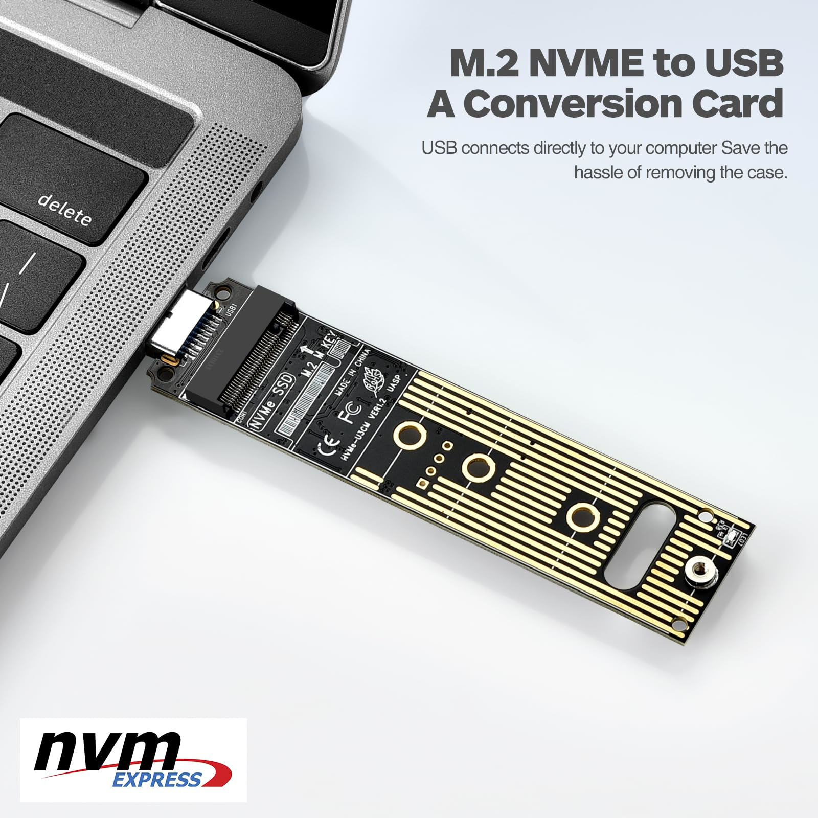 GetUSCart- ELUTENG NVME to USB Adapter M.2 NVME Hard Drive USB3.1 Gen2 ...