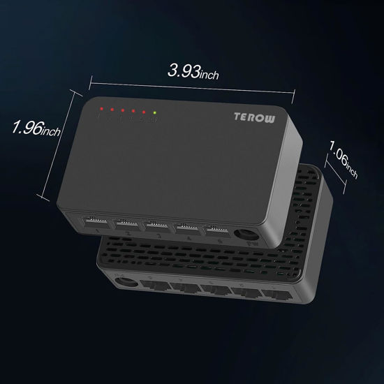 GetUSCart- TEROW Ethernet Switch,5 Port Gigabit Unmanaged Network ...