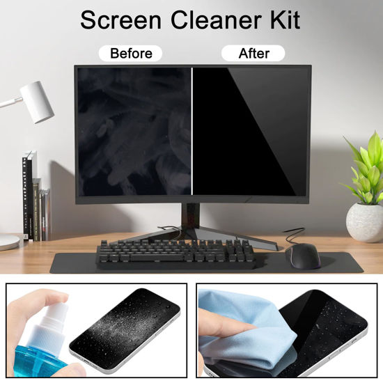 GetUSCart- Touchscreen Mist TV Laptop Screen Cleaning Kit, walrfid CD ...