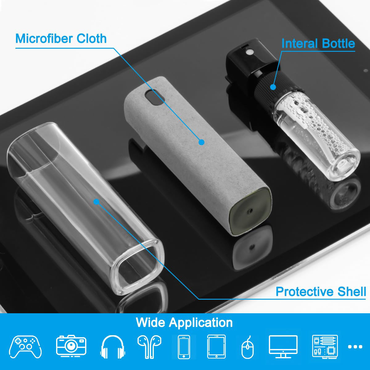 GetUSCart- Screen Cleaner Touchscreen Mist Spray, walrfid Cleaning Kit ...