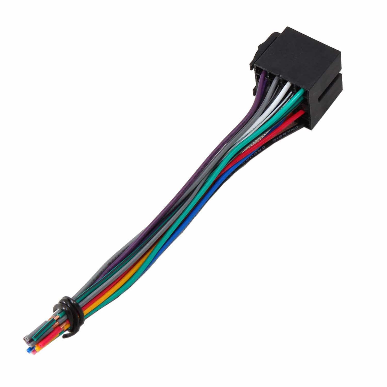 GetUSCart- RED WOLF Radio Stereo ISO Wire Harness Female Adapter ...