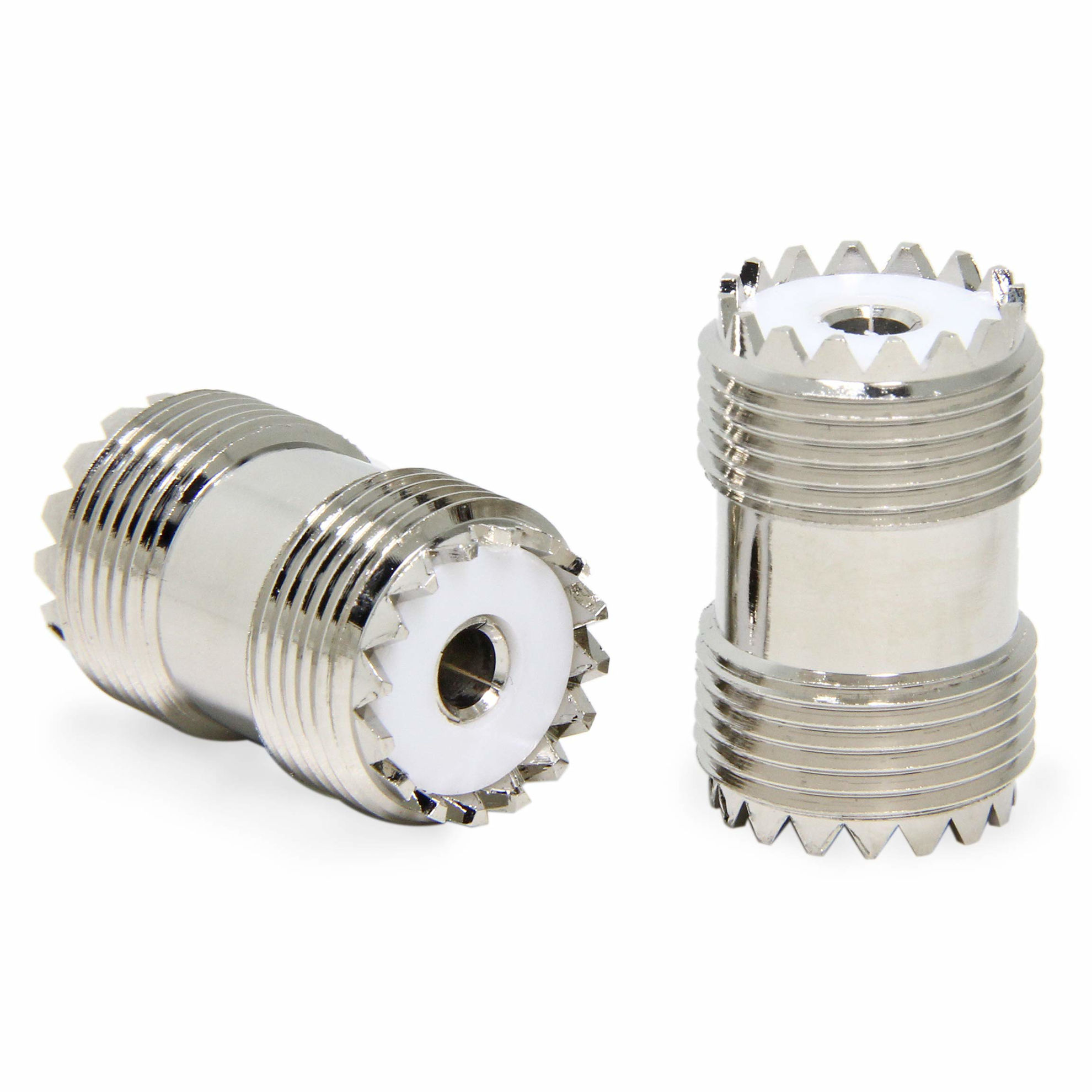 GetUSCart- PL259 Barrel Connector, 5-Pack UHF Female to Female Coax ...