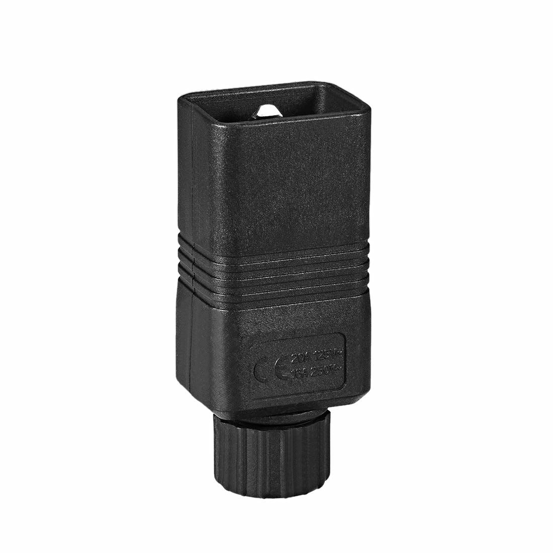 GetUSCart- uxcell AC 110-250V 16A Male IEC320 C20 Power Socket Adapter ...