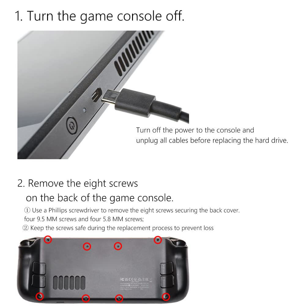 GetUSCart- SSD Heatsink Thermal Pad for Steam Deck, Also Fits for ROG ...