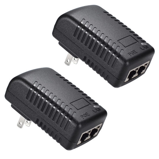 GetUSCart- Bawofu 48V 24W 0.5A PoE Power Adapter Supply Injector ...
