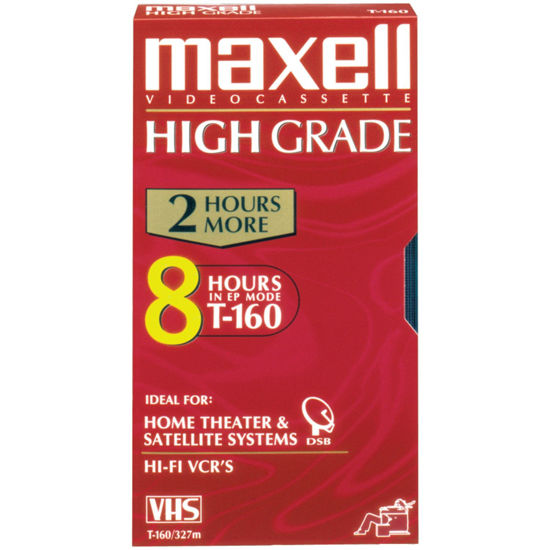 GetUSCart- MAXELL T-160HG High Grade VHS Video Cassette