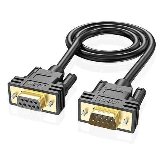 GetUSCart- JUXINICE DB9 Male to Female Extension Serial Cable 6 Foot ...