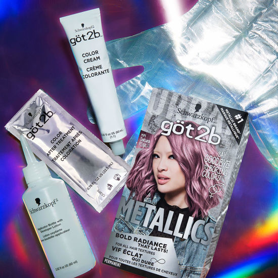 GetUSCart- Got2b Metallics Permanent Hair Color, M84 Sakura Pink