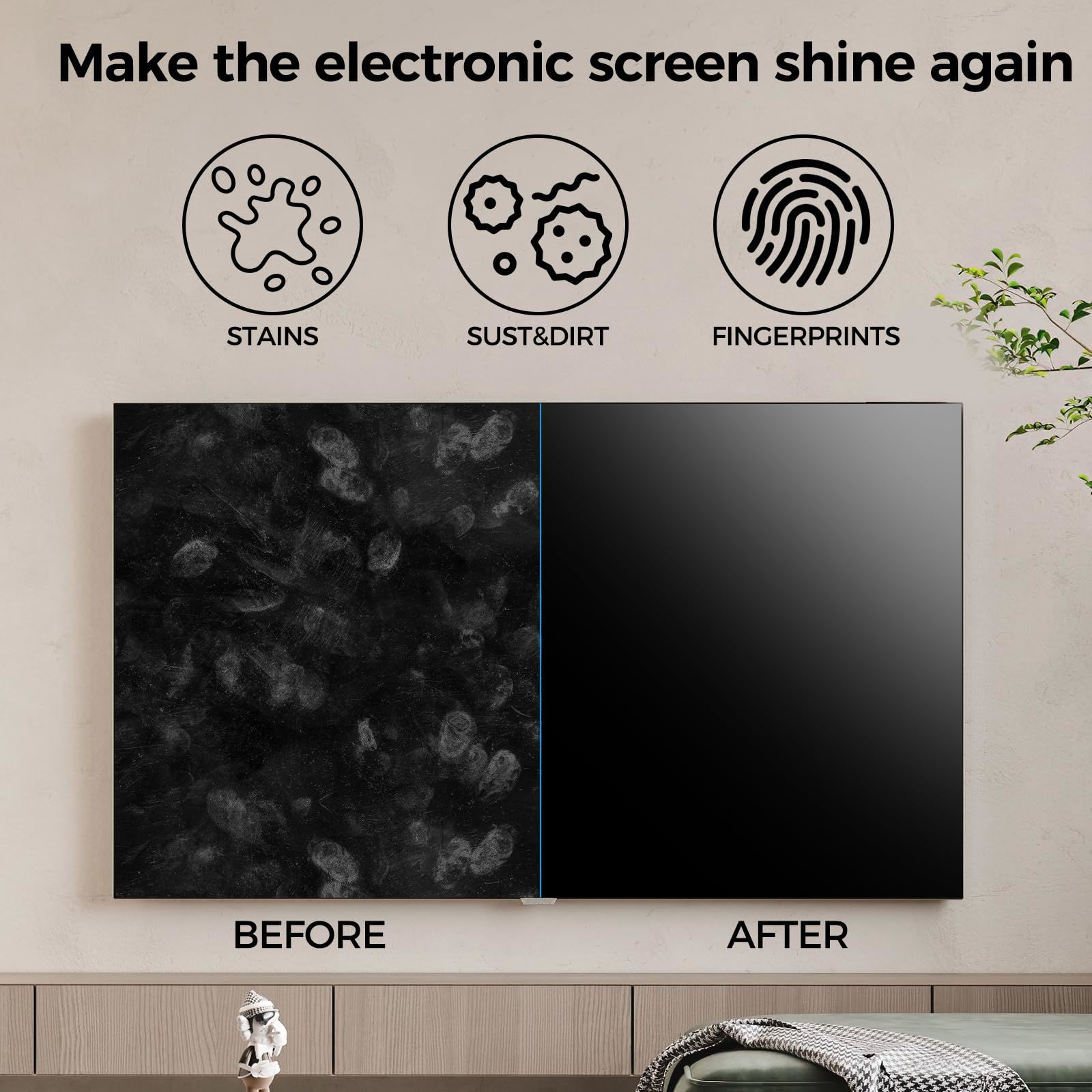 GetUSCart- Jiateums Screen Cleaner Spray, Touchscreen Cleaning Spray ...