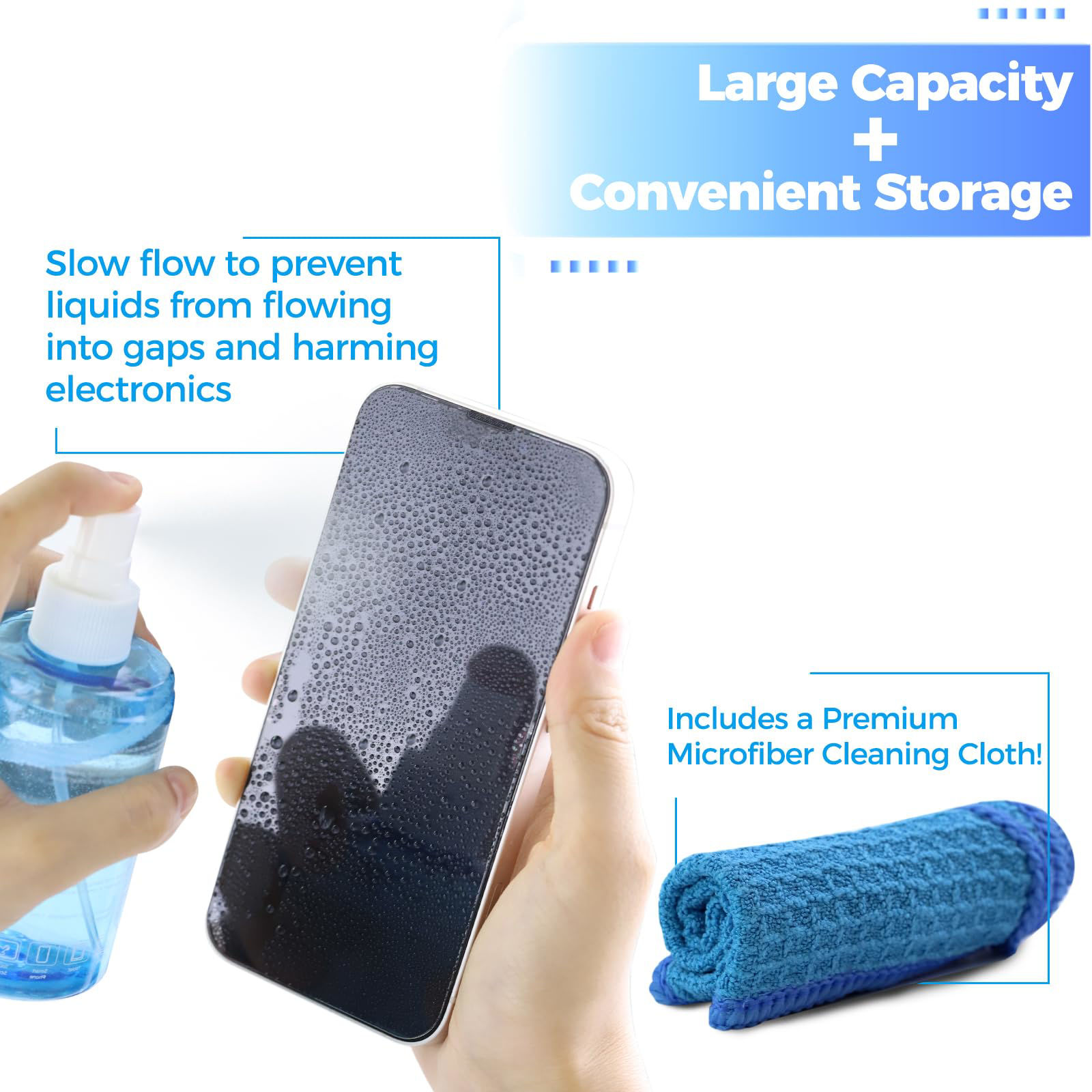 GetUSCart- Jiateums Screen Cleaner Spray, Touchscreen Cleaning Spray ...