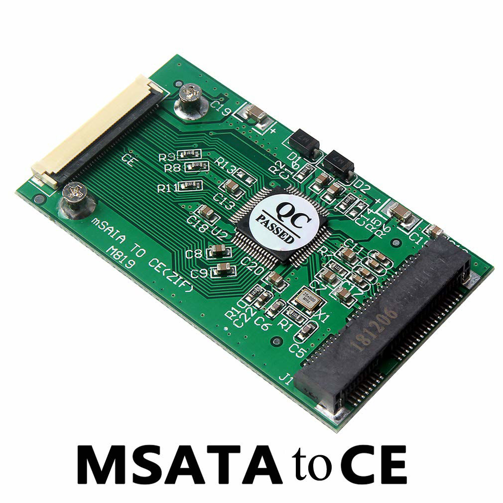 GetUSCart- HiLetgo MSATA to CE ZIF PCI-E 1.8" SSD to 40 Pin ZIF CE Converter Card SSD HDD ...