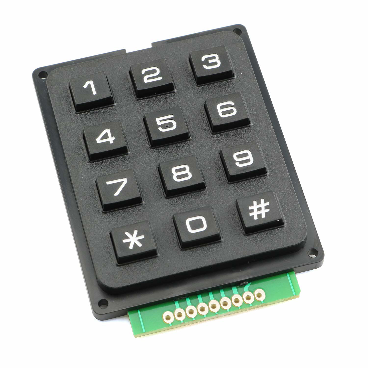 Getuscart Tegg 1pc 3x4 Keypad Mcu Board Matrix Array Switch Tactile Keypad 12 Button Phone