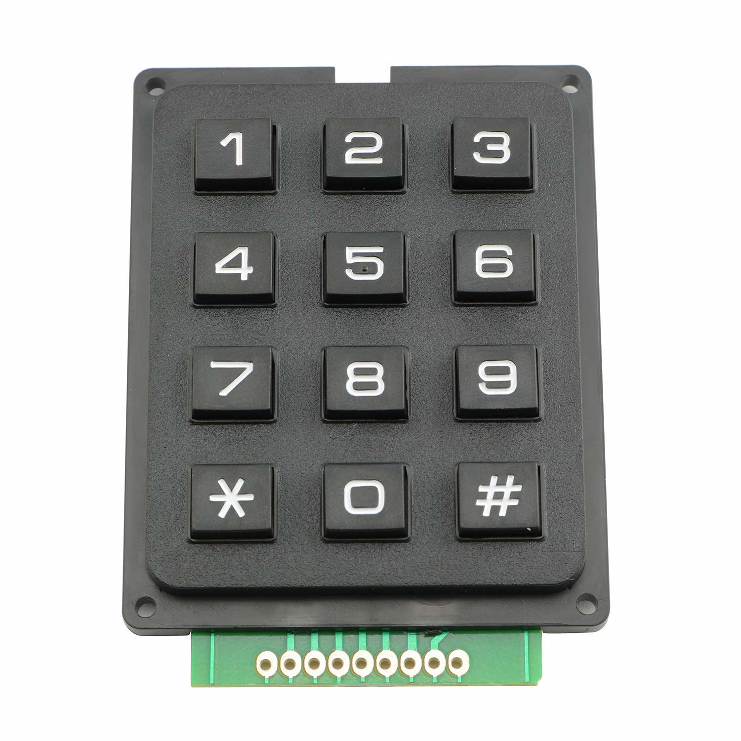Getuscart Tegg 1pc 3x4 Keypad Mcu Board Matrix Array Switch Tactile Keypad 12 Button Phone
