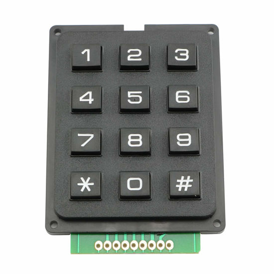 GetUSCart- Tegg 1PC 3x4 Keypad MCU Board Matrix Array Switch Tactile ...