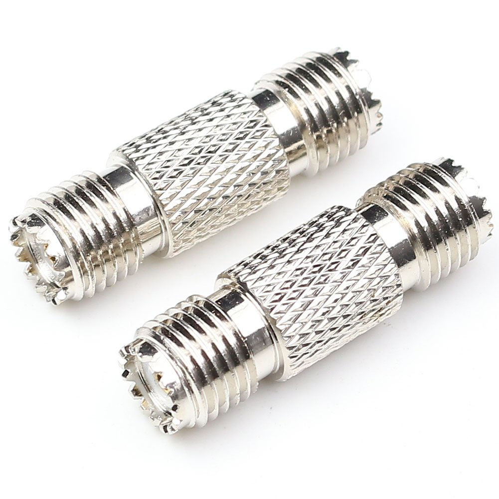 GetUSCart- ANHAN Mini UHF Female to Mini UHF Female Connectors Pl259 Adapter Mini UHF Female ...