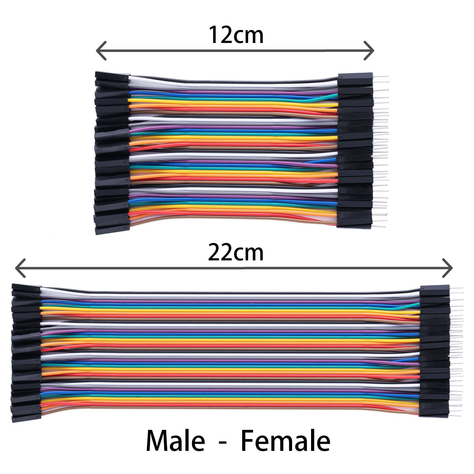 GetUSCart- 10cm+20cm 240pcs Breadboard Jumper Dupont Wires Cable Kit ...