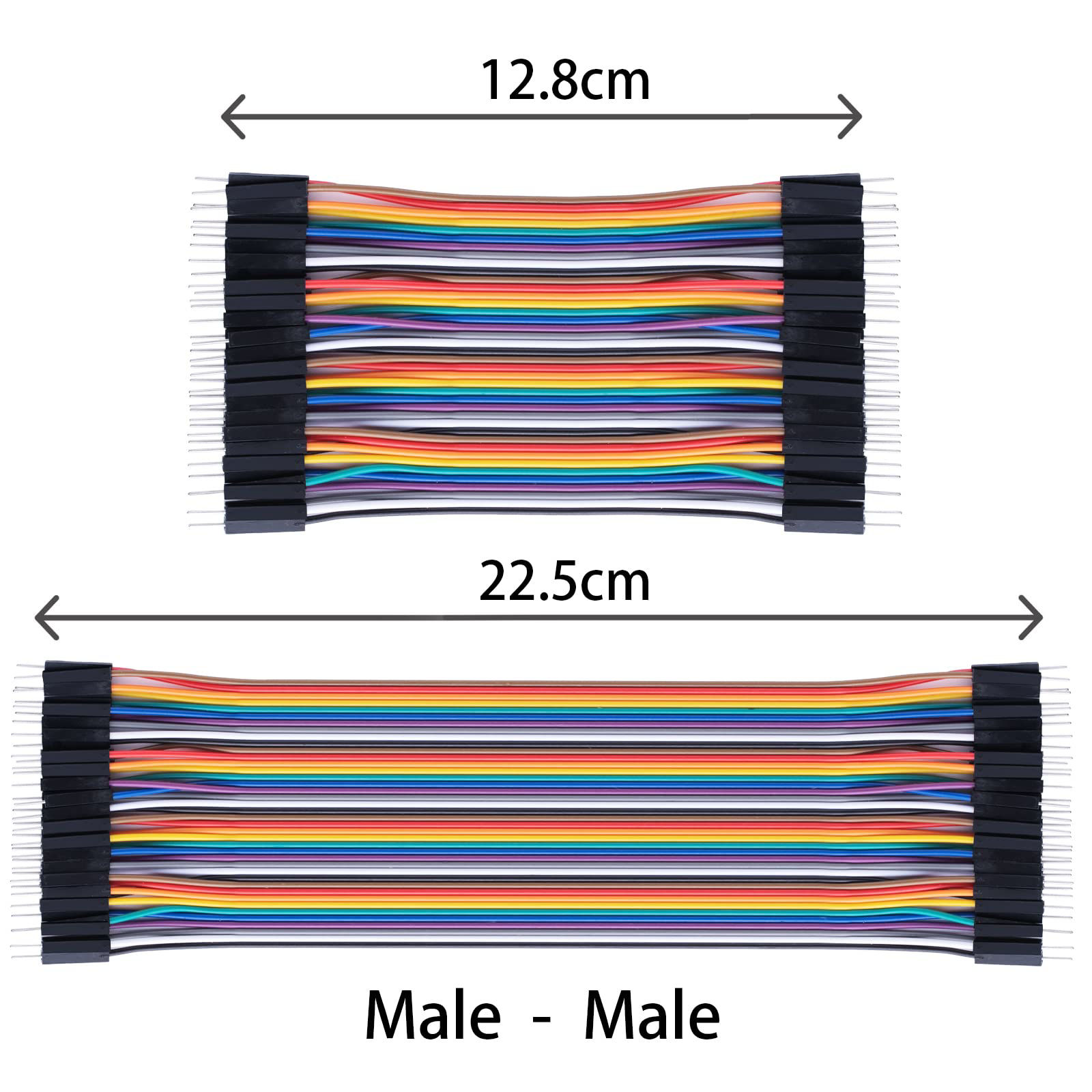 GetUSCart- 10cm+20cm 240pcs Breadboard Jumper Dupont Wires Cable Kit ...