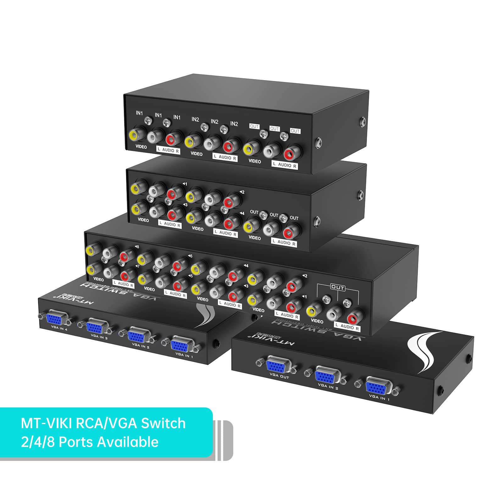 Getuscart Mt Viki 2 Port Vga Switch Video Selector Switcher Box 2