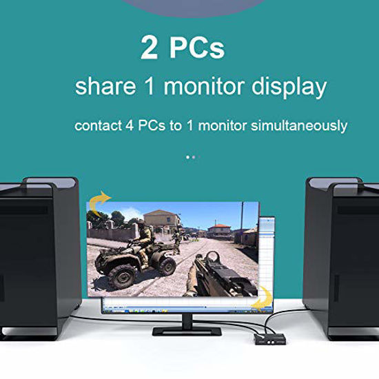 GetUSCart- MT-VIKI 2 Port VGA Switch Video Selector Switcher Box (2 ...