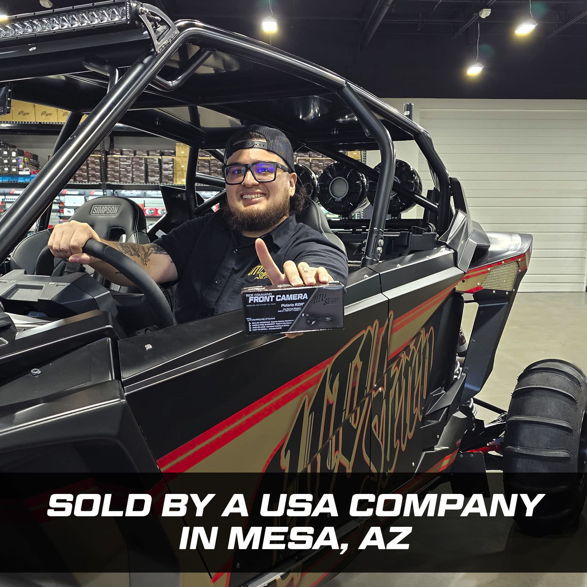GetUSCart- Polaris PRO XP, PRO R & Turbo R RZR Ride Command Front ...