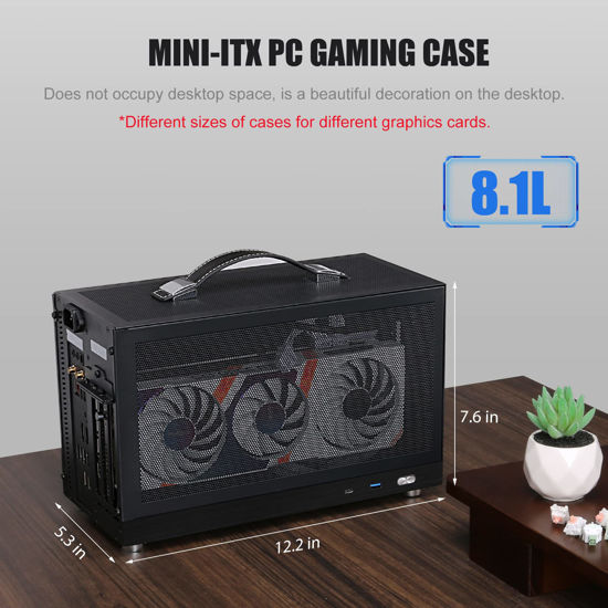 GetUSCart- S300 - Mini-ITX PC Gaming Case - Front I/O USB 3.0 Type - C ...