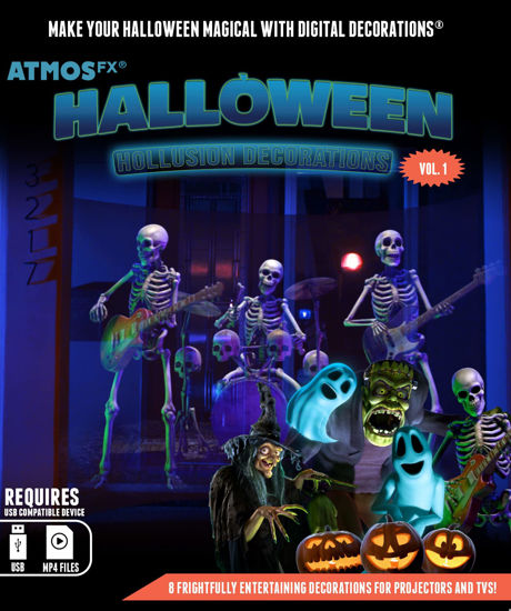 GetUSCart- AtmosFX® Halloween Hollusion Digital Decoration Kit Includes ...