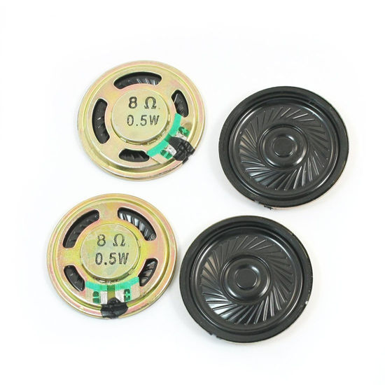 GetUSCart- uxcell 4 Pcs 36mm 0.5W 8 Ohm Internal Magnet Speaker Loudspeaker for DVD/EVD
