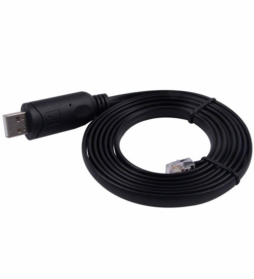 GetUSCart- USB to RJ12 6P6C RS232 FTDI Serial Converter APC PDU Cable ...