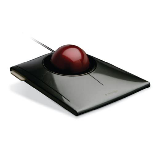 GetUSCart- Kensington K72327JP USB Slim Blade Trackball, Black