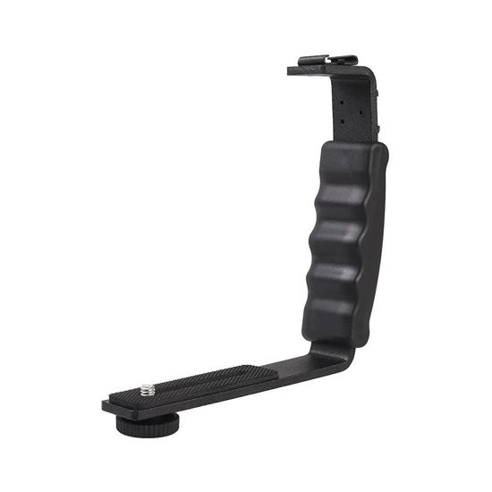 GetUSCart- L-Shape Flash Bracket with Dual Flash Cold Shoe Mount Tripod ...