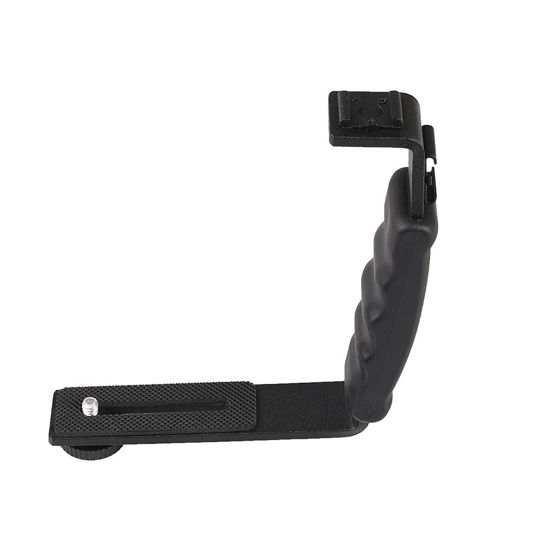 GetUSCart- L-Shape Flash Bracket with Dual Flash Cold Shoe Mount Tripod ...