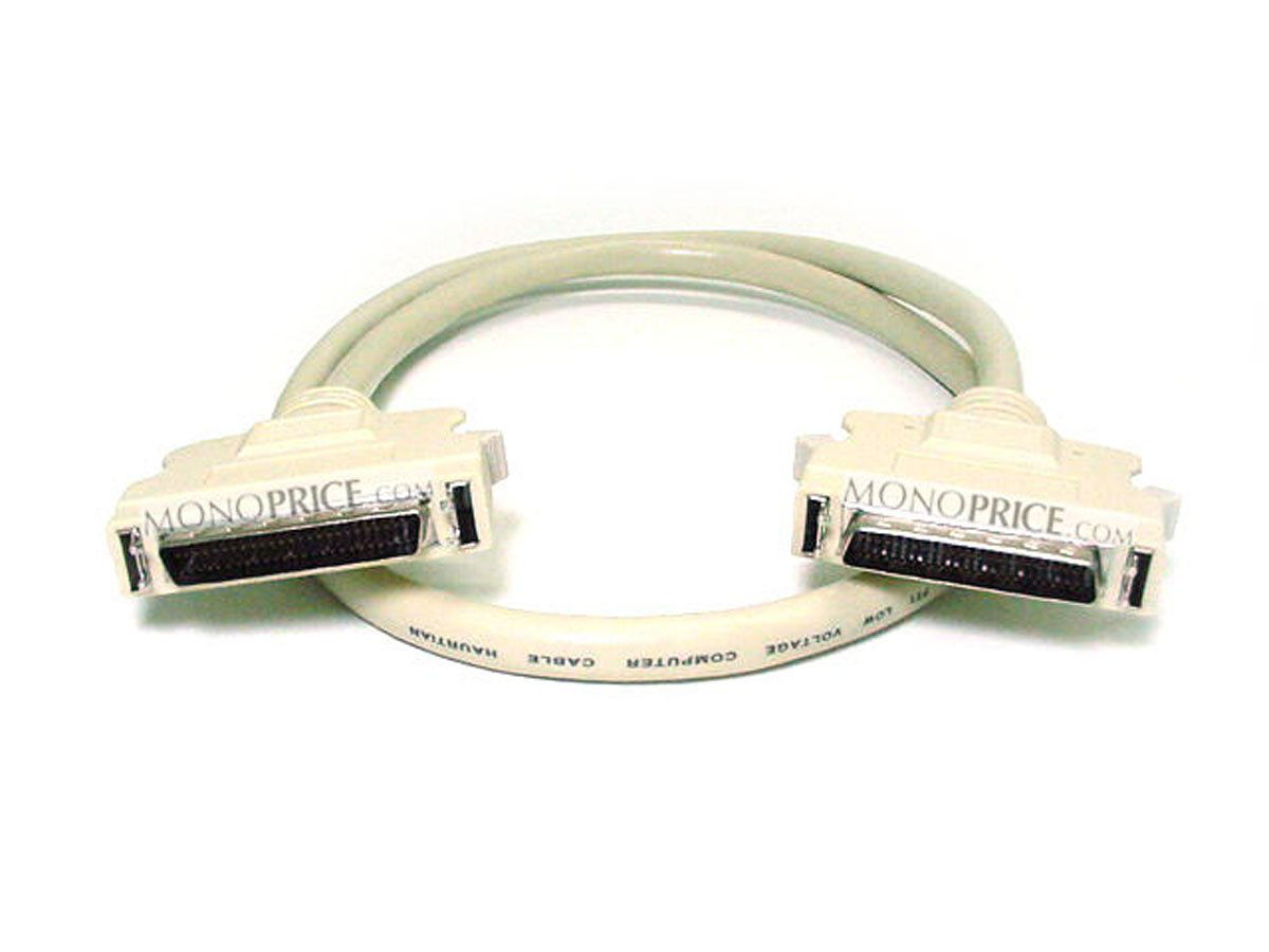 GetUSCart- Monoprice SCSI Cable - 3 Feet - HPCN50 Male/CN50 Male 25 ...