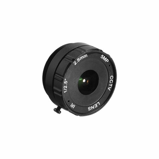 GetUSCart- uxcell 2.8mm 720p 5MP F1.2 FPV CCTV Lens Wide Angle for CCD Camera