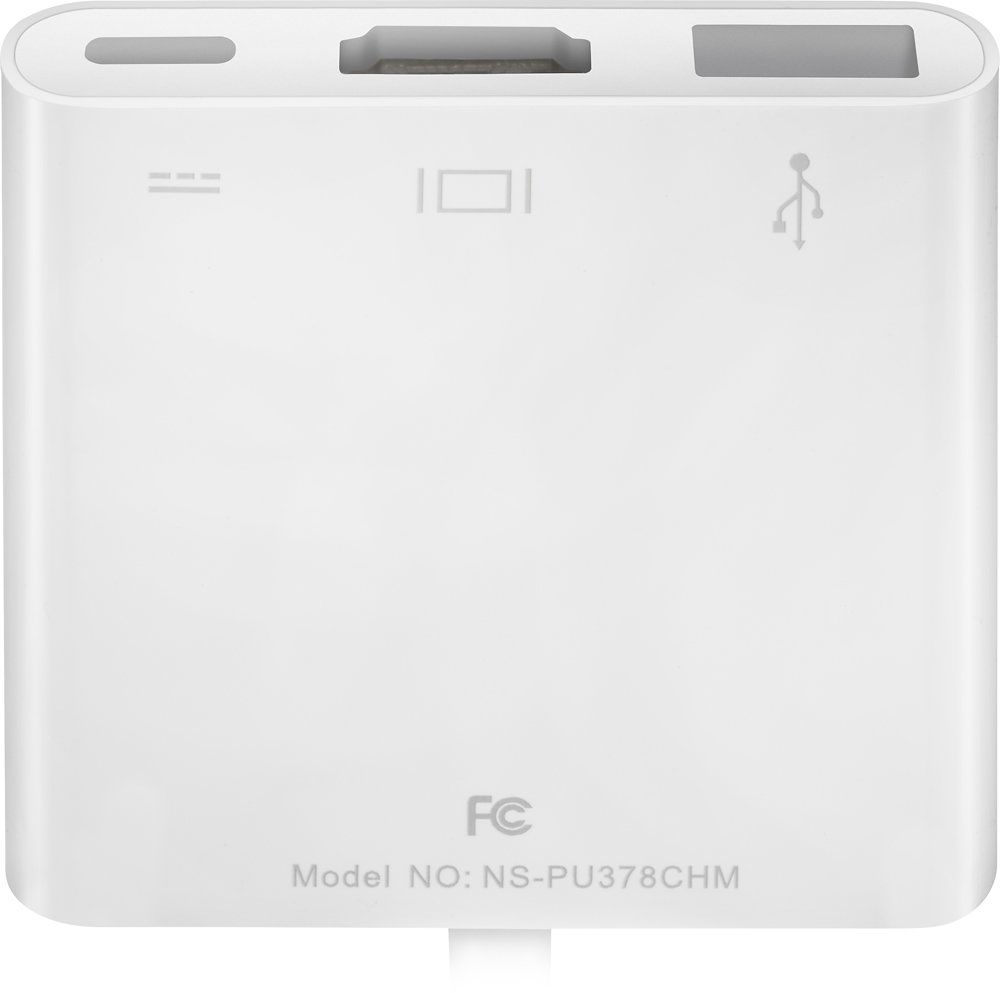 GetUSCart- Insignia USB Type-C Multiport HDMI Adapter NS-PU378CHM 5Gbps ...