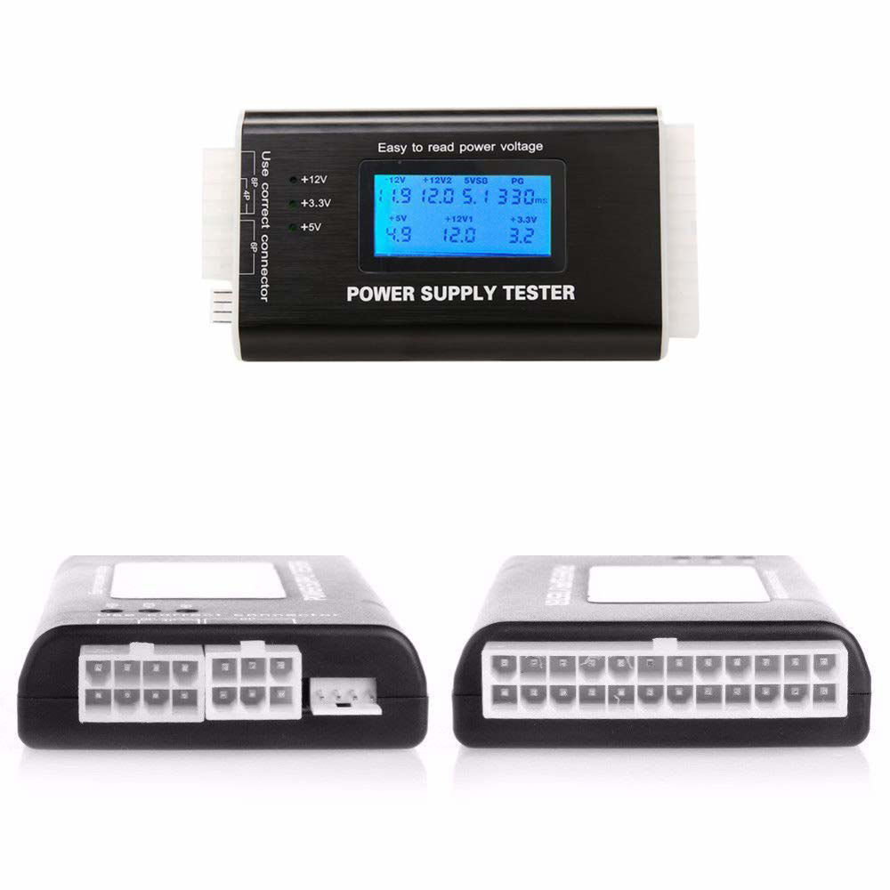 GetUSCart- Comidox 1Pcs 20/24 Pin LCD Computer PC Power Supply Tester ...