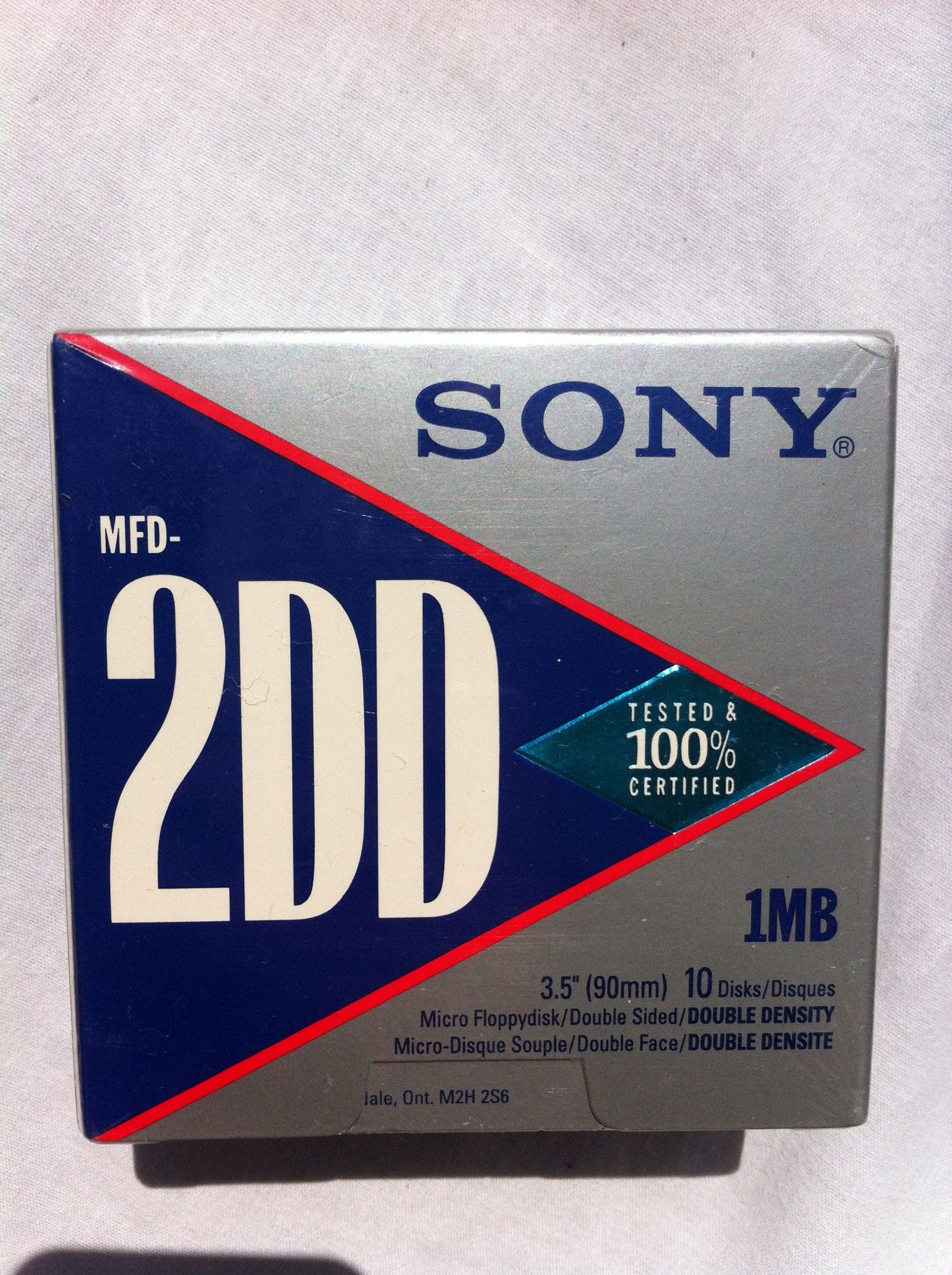 GetUSCart- Sony MFD-2DD XT Series Enhanced Performance 3.5-Inch Micro Floppy Double Density ...