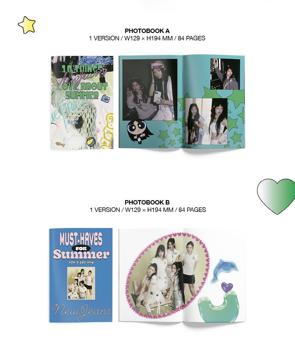 GetUSCart- NewJeans - Get Up [The Powerpuff Girls X NJ Box ver.] Album (2 ver. Set)