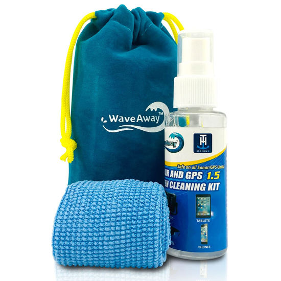 GetUSCart- Wave Away Sonar & GPS Screen Cleaner with Micro Fiber Cloth ...