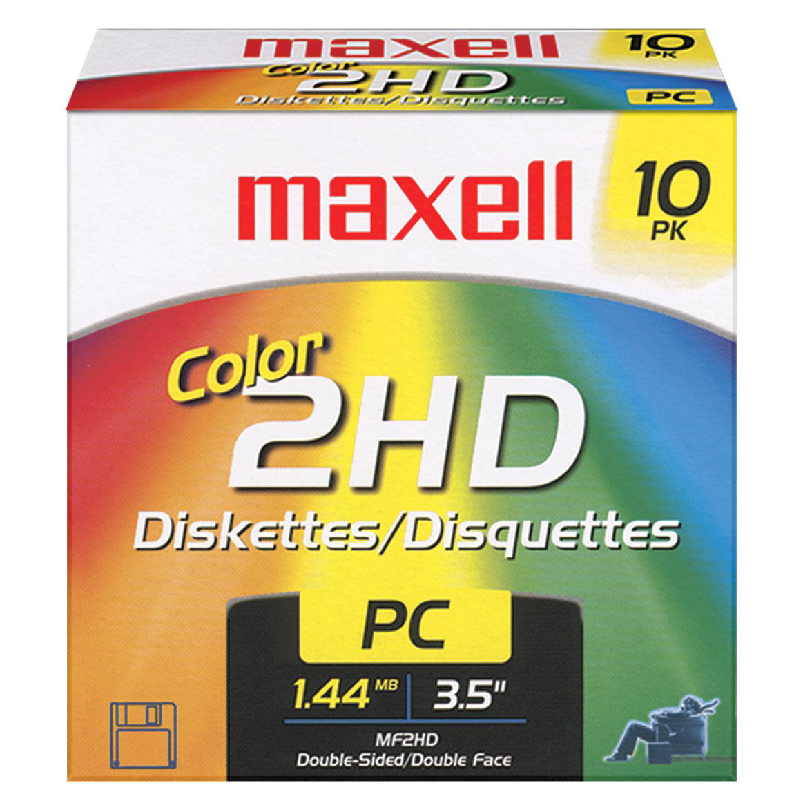 GetUSCart- Maxell 3.5 1.44MB IBM MF2HD High Density Preformatted Disk ...