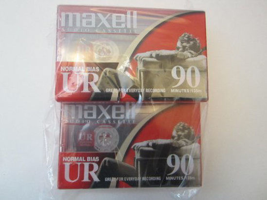 GetUSCart- 5 Pack Maxell UR 90 Minute Blank Cassette Tapes