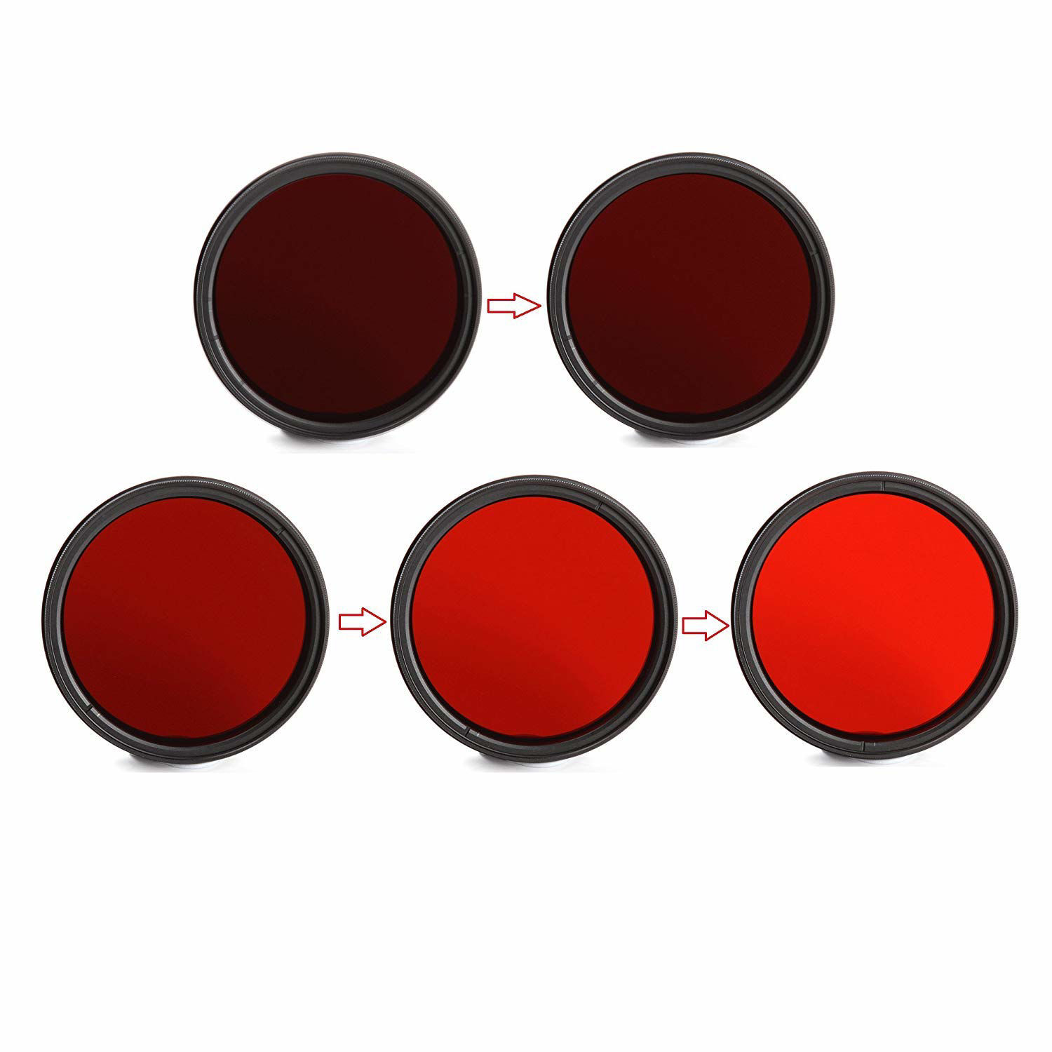 GetUSCart- Runshuangyu 62MM Optical Glass Circular Infrared X-Ray ...