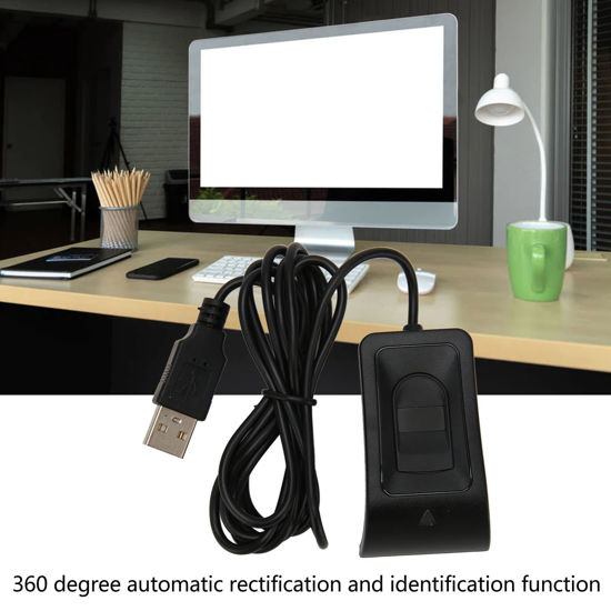 GetUSCart- Desktop USB Fingerprint Reader for Windows 10 or Above, Security Key Biometric ...