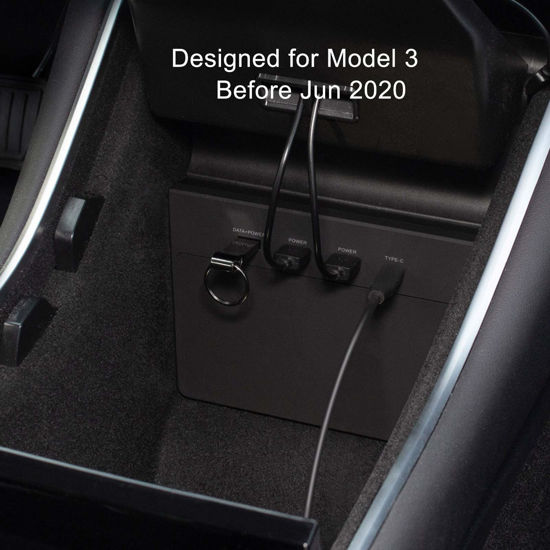 GetUSCart- TAPTES USB Hub 5 in 1 Ports for Tesla Model 3 Before June ...